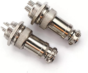 AirSoft 4 PIN Male Female Panel Metal Aviation Wire Connector Plug CNC ...