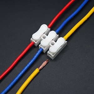 Device of IV Press and Push Wire Joint Connector. QUICK LOCK CABLE WIRE ...