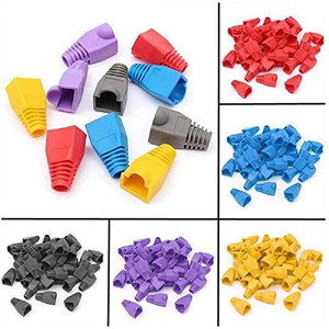 RAREGEAR RJ45 Ethernet Connector Boot Protector Cover LAN Cable Strain ...