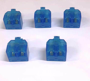 Antech RJ11 2 Port 2 Female Plug Telephone line Phone Jack Adapter ...