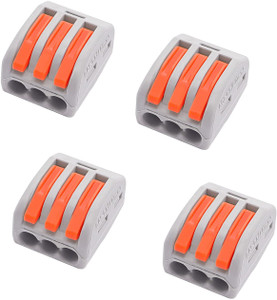 Woodtula Quick Wire Connectors - Compact Splicing Wire Connectors (4pcs ...