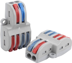 DECENT AIR SYSTEM PCT-SPL-42 0.08-2.5mm 4:2 Pole Terminal Block with ...