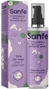 Sanfe Natural Intimate Wash, 3 in 1 - No Odour, No Itching, No ...