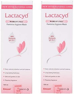 Lactacyd Feminine Hygiene Wash - 100 ml, Pack Of 2 Intimate Wash Price ...