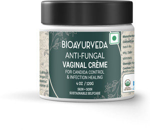 BIOAYURVEDA Anti-Fungal Vaginal Cream for Candida Control and Infection ...