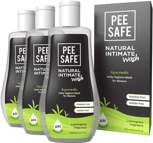 Pee Safe Natural Intimate Wash For Women (Pack of 3) Intimate Wash ...