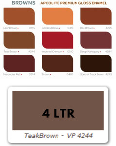 Asian Paints APCOLITE GLOSS ENAMEL TK BROWN 4 LTR Wood Varnish Price in ...