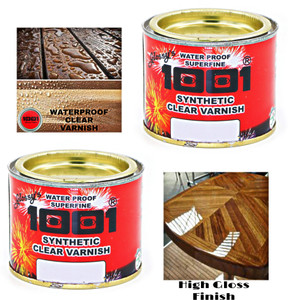 1001 Superfine Waterproof Synthetic Clear Varnish | High Gloss| Combo ...