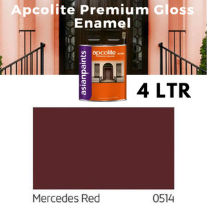 Asian Paints APCOLITE GLOSS ENAMEL MER RED 4 LTR Wood Varnish Price in ...