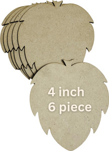 CLOUD TREE MDF Wood Leaf Blanks 4 inch MDF Boards for Art and Craft set ...