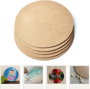 epoxy fusion 4.5mm 12'inch round MDF boards for resin art, mandala art ...