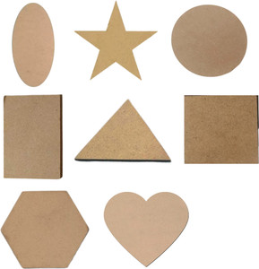 R H lifestyle 3 Inch Mdf Board Mdf Board for Art & Craft Small Mdf ...