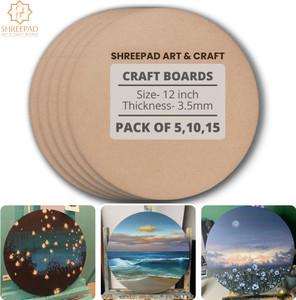 Shreepad CRAFT BOARDS 12 INCH Pine Wood Veneer Price in India - Buy ...