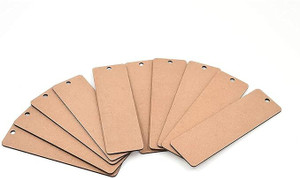 JD Multi Wood Sheet Craft - MDF Cutouts Bookmark - Plain MDF Blanks ...