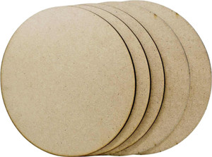 R H lifestyle 8 Inch Round Mdf Board Mdf Board for Art & Craft Mdf ...