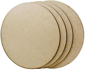 MASHKI Round MDF Boards for Art & Craft Work, Resin Work and Paintings ...