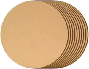 DEVIDATT ENTERPRISES 25CM DEVIDATT Round Circle MDF 2.5mm Thickness MDF ...