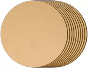 StarLaser 12 inch Round Circle MDF 2.3mm Thickness MDF Boards for Art ...