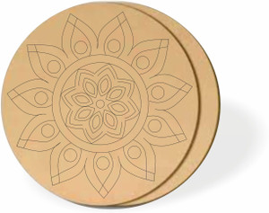 Variety Canvas PRE MARKED MDF DESIGN 4 MM [94] mandala pack of 2 Ash ...