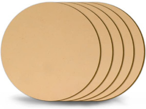 crystalsign Circle DIY MDF Board-2pcs For Crafting Pine Wood Veneer ...