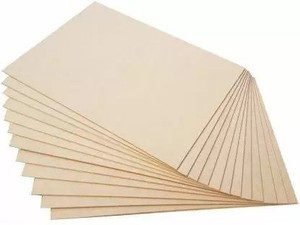 LOAM Plus MDF Board Sheets, 2mm Thickness, Size 30X30 cm - Pack of 6 ...