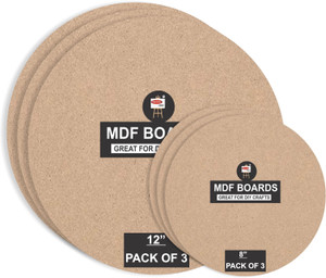 Variety Canvas Variety MDF Boards for Art and Craft, Wood MDF Sheets ...