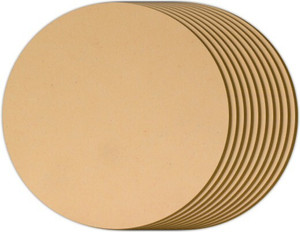DecorEZ DEZ_12*12 pine Mdf round circle Pine Wood Veneer Price in India ...