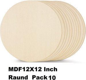 LOAM Plus 12 inch Round Circle MDF 2.5mm Thickness MDF Boards Ash ...