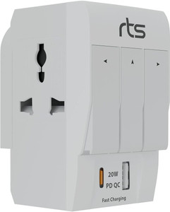 Jihaan 3 Way Plug Socket (5A-250V) Type D Plug for Home Office ...