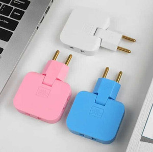 AirSoft Socket One To Three Power Conversion Adjustable 180 Rotating AC ...