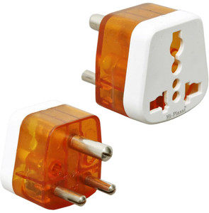 HI-PLASST Type D Adapter India Travel Adapter Plug 3-Round Pin ...