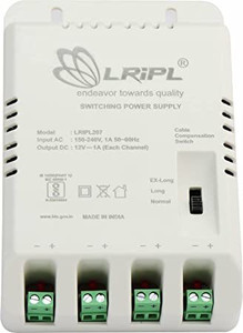 LRIPL 207 12V DC 4 Channel Power Supply (SMPS) for CCTV Security Bullet ...