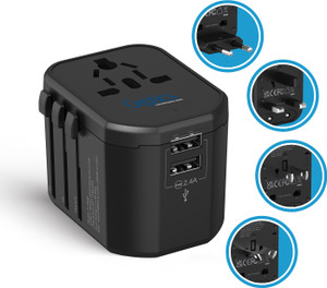 Ceptics Universal Travel Adapter - 3-in-1 International Plug Socket, 2 ...