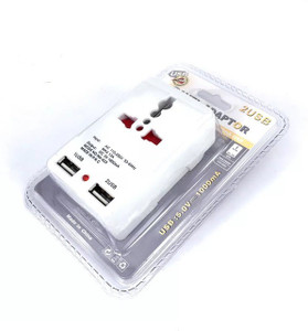 Wifton Multi Plug Adapter with USB Port, 3 Pin Modular Travel Universal ...