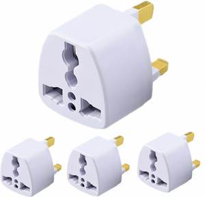 KAVANA India to UK, UAE, Hong Kong (Type G) Travel Adapter Plug - 2 in ...