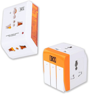 MX 3-in-1 Universal Multiplug with Individual Switch and LED (Combo ...