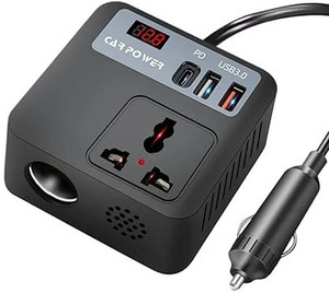 JAXTER 5in1 200 Watt Car Laptop Charger Fast Charging/Power Car ...
