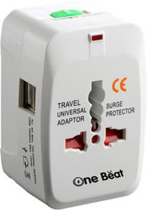 One Beat OB-201000-U Worldwide Adaptor White - Price in India ...