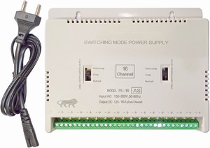 BALRAMA 16 Channel CCTV SMPS 12 Volt 20 Amp Power Supply Security Dome ...