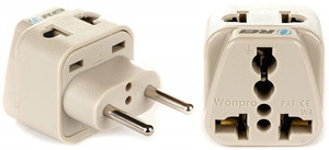 OREI India to Europe, Turkey, Spain Travel Adapter Plug Type C, 2 in 1 ...