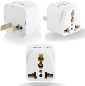 HI-PLASST (2pcs) Type-A India to USA Converter Plug Canada Power ...