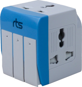 Jihaan 3 Plug Adapter Switch 3 PIN Universal Conversion Plug Individual ...