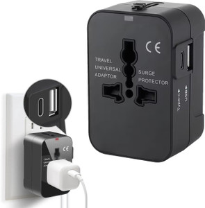MOBIZAC Universal Travel Adapter with Type C Port Worldwide Adaptor ...