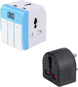 MX 3-in1 Universal Multi-plug with Individual Switch & LED (Combo Pack ...