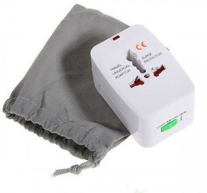 KAVANA All in One Worldwide Travel Multi Plug Adapter for USA EU UK AUS ...