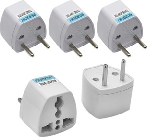 HI-PLASST (5pcs) Type-C 2 Pin Power Plug Adapter Converter, Universal ...