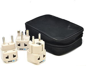 OREI European Travel Plug Adapter Set Works in Most Europe, 3-Pack, DB ...