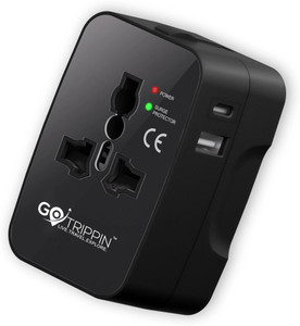 Gotrippin Universal Travel Adapter 12W-Type C+USB A-International ...