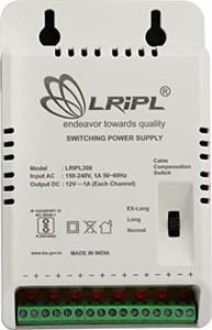LRIPL 208 (12VDC) 8 Channel Power Supply (SMPS) for CCTV Security ...