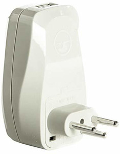 OREI Universal 3 in 1 Plug Adapter for Brazil Travel with USB (Type N ...